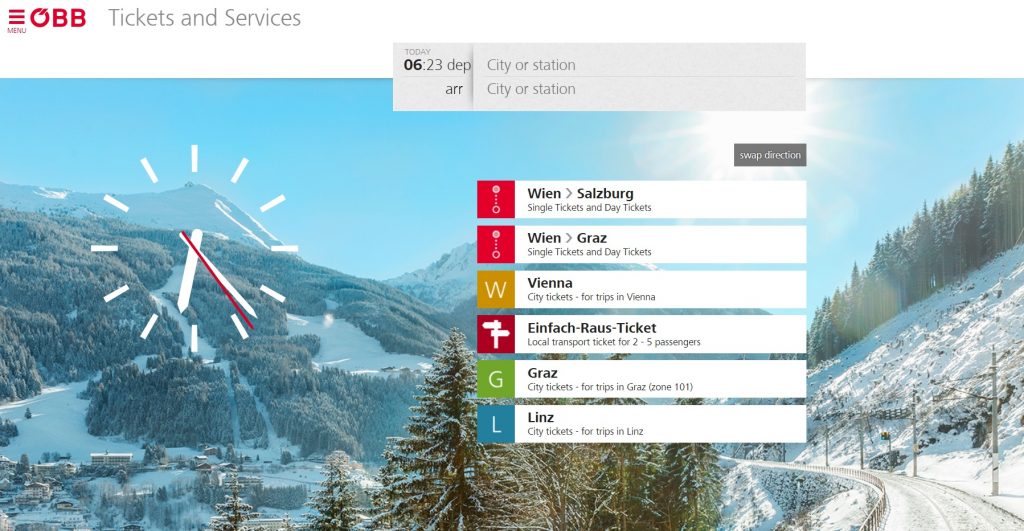 ÖBBレイルジェット／チケットの買い方とウィーン中央駅アクセス